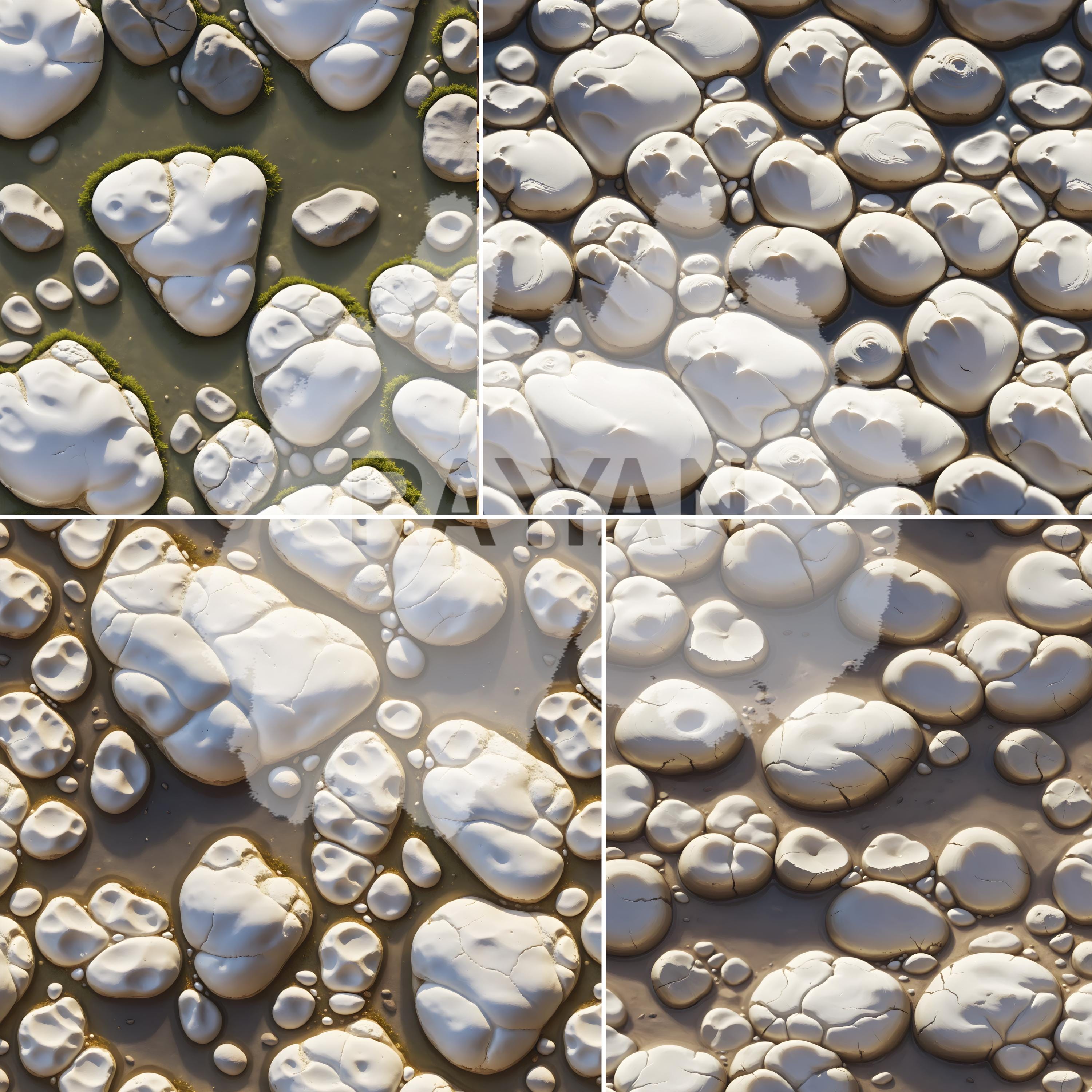 Seamless White Rock Patterns, White Rock Seamless Patterns - Etsy