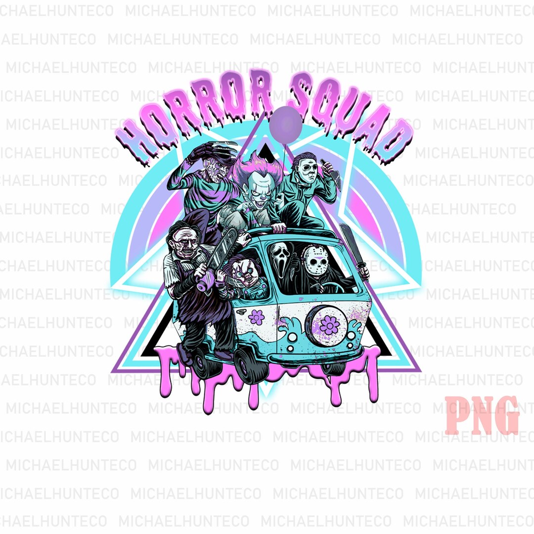 Horror Squad PNG, Película de terror png, Halloween Horror Png ...