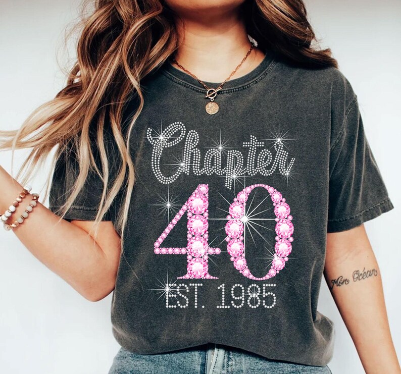 Chapter 40 Est 1985 Shirt, 40th Birthday Shirt, 1985 Birth Year Shirt ...
