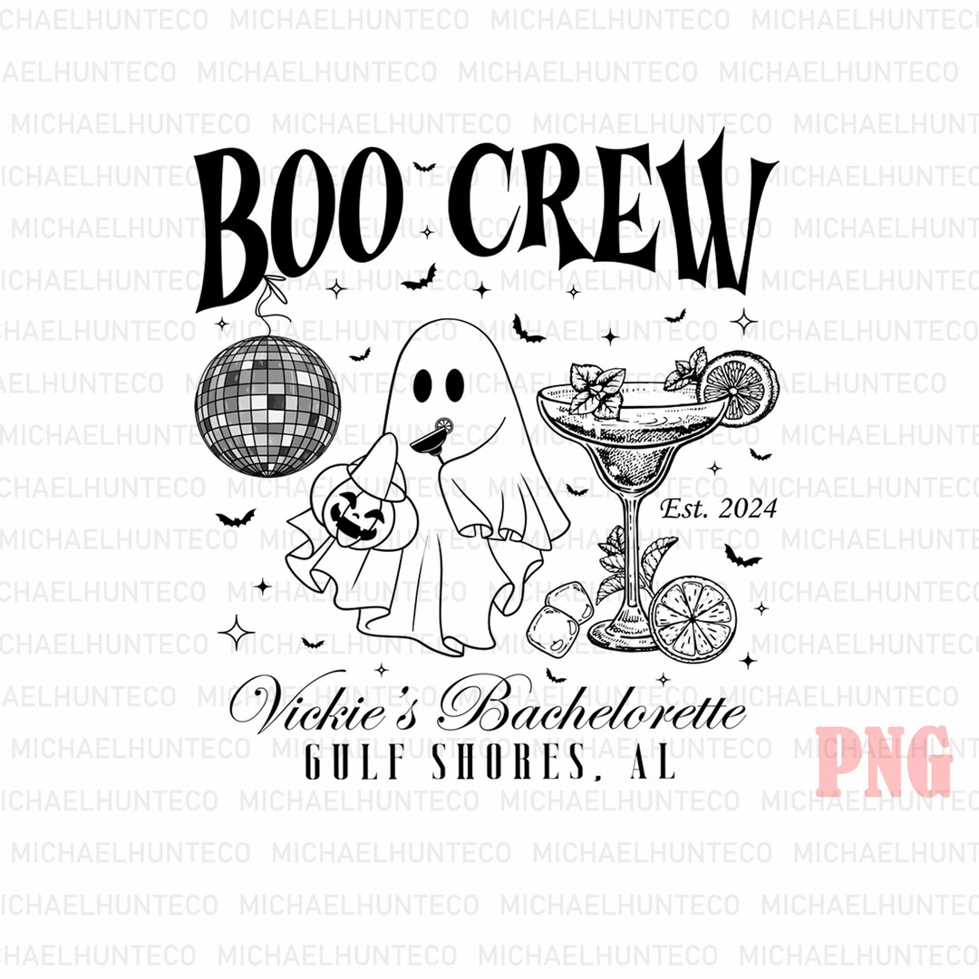 Boo Crew Png, Halloween Ghost Png, Cute Halloween Png, Funny Halloween ...