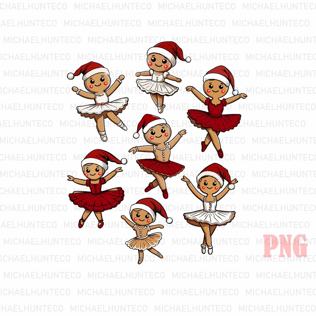 Kute Ballet Gingerbread Png, Funny Ballet Xmas Png, Ballet Dancer Png ...