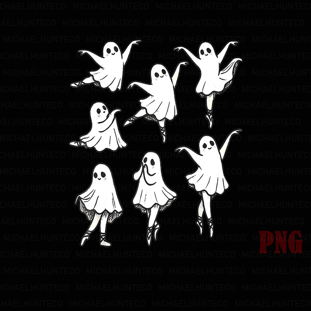 Ballet Ghost Ballet Dancer Spooky Dance Teacher Halloween Svg Png ...