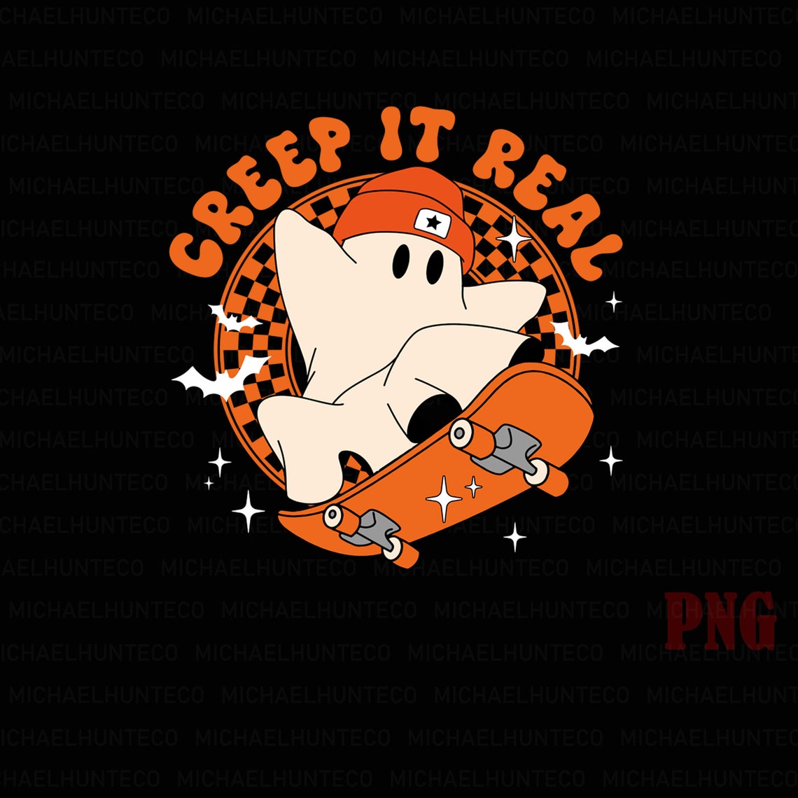 Creep It Real PNG, Fall Vibes Png, Ghost PNG, Spooky Season Png ...