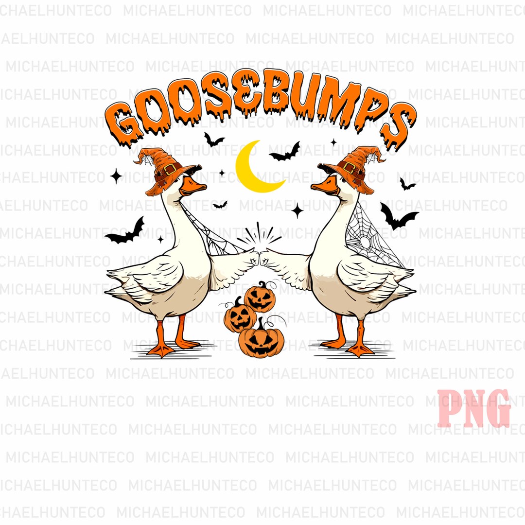 Goosebumps Halloween Png, Funny Goose Lover Png, Halloween Cute Ghost ...