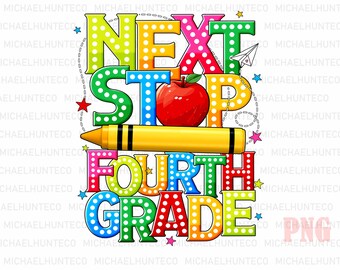 Typography 4th Grade Png, 4th Grade Teacher Png, Fourth Grade Png, 4th ...