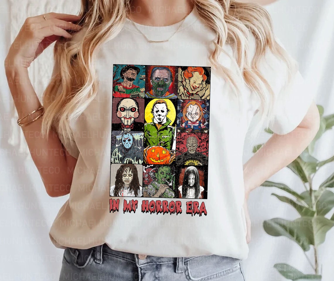 In My Horror Era PNG , Halloween Horror Characters Png, Scary Movie Png ...