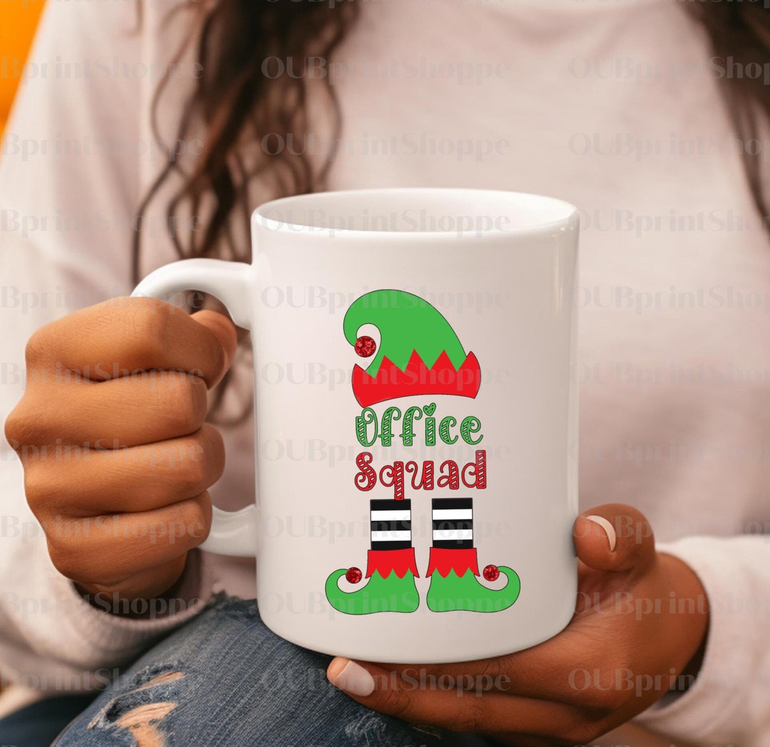 Office Squad Elf DTF Transfer. Ready to Press. Co-worker Squad Elf ...