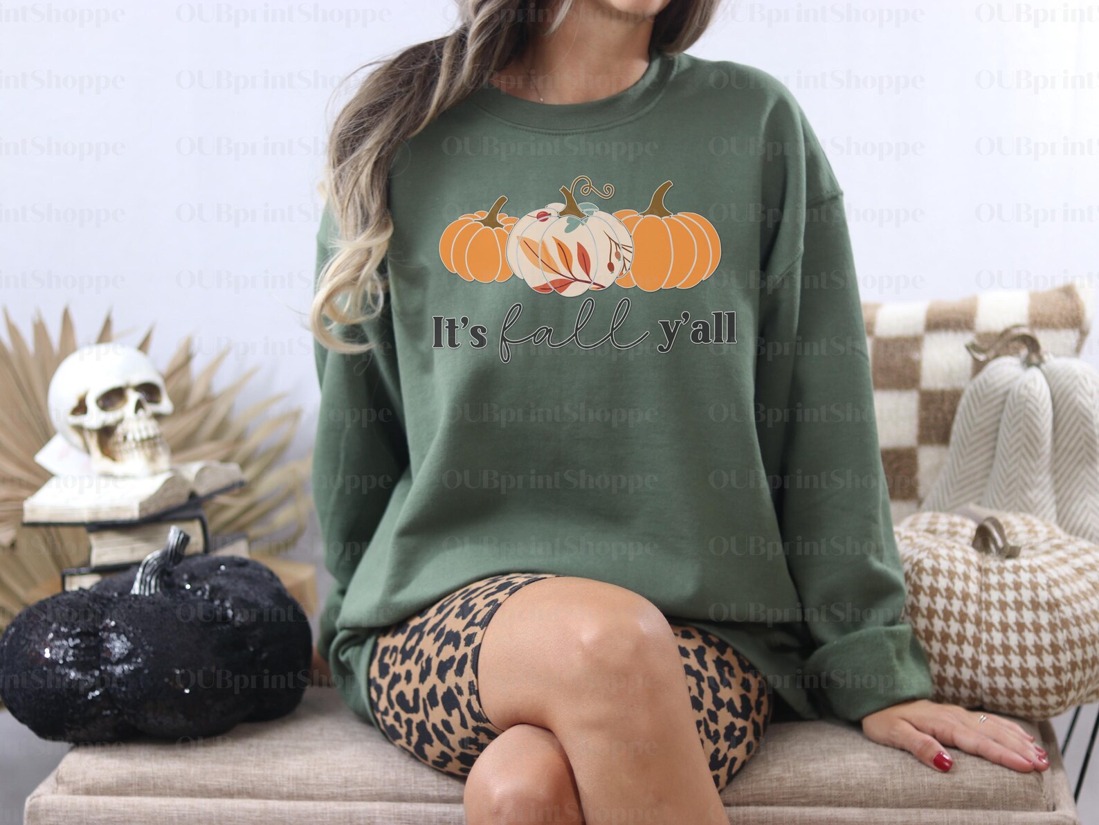 It's Fall Yall With Autumn Leaves DTF Transfer. Ready to Press. Fall ...