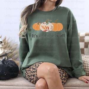 It's Fall Yall With Autumn Leaves DTF Transfer. Ready to Press. Fall ...
