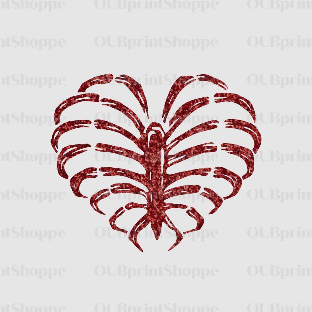Skeleton Glitter Heart. DTF Transfer. Ready to Press. Cute Tshirt ...