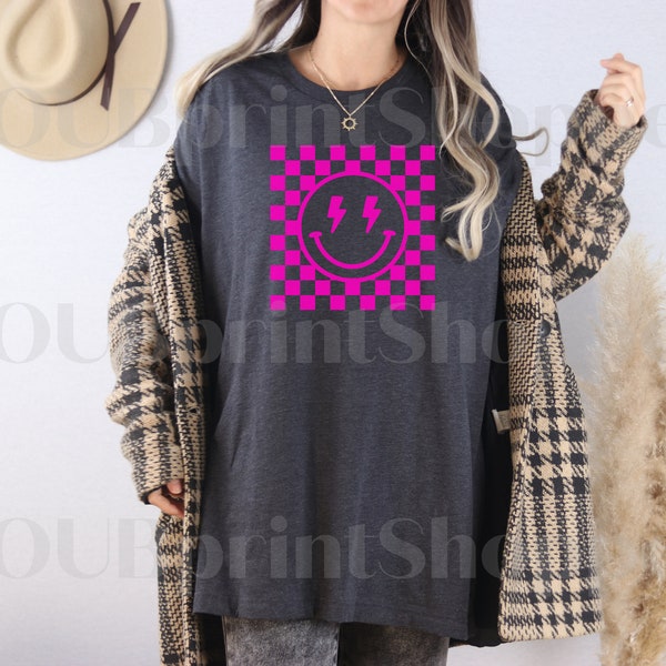 Smiley Tshirt - Etsy