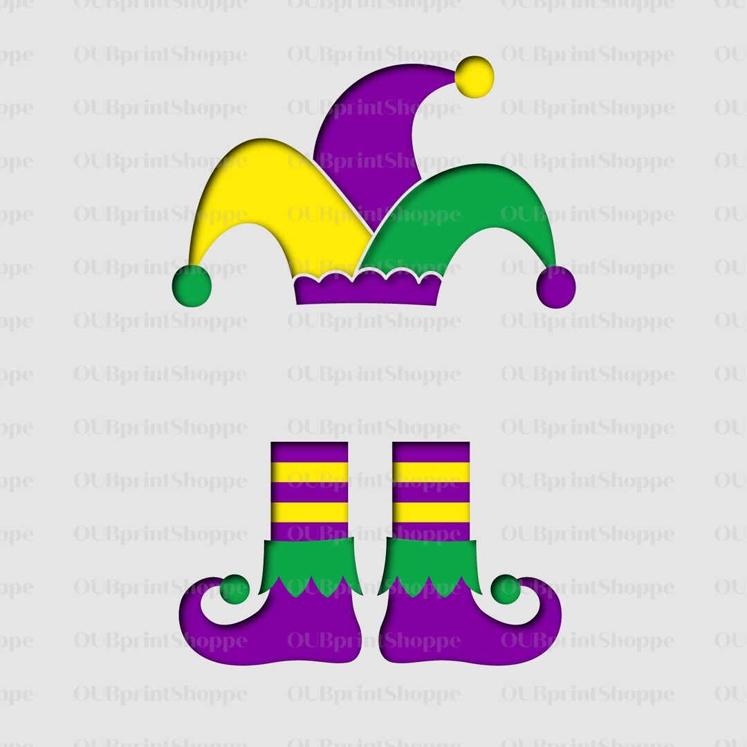 Mardi Gras Joker DTF Transfer. Ready to Press. Print Only-no Shirt! - Etsy