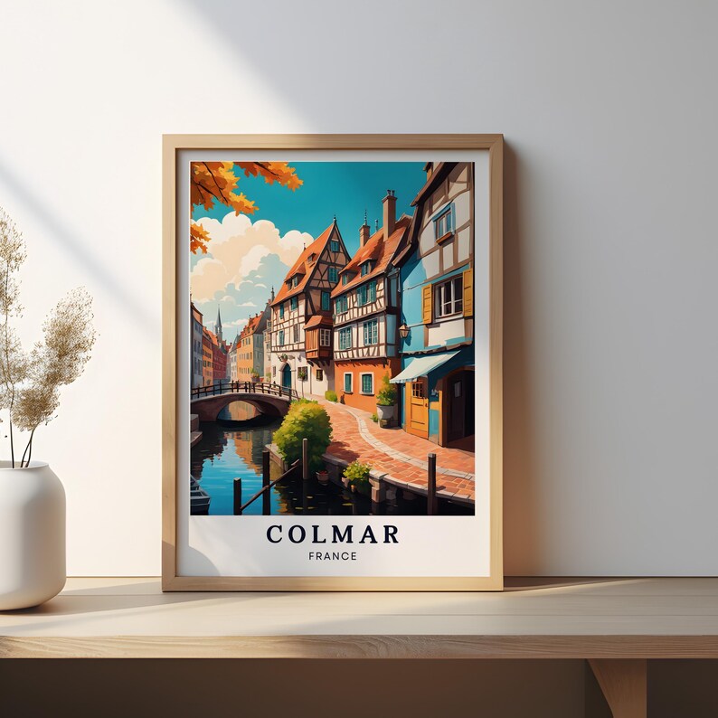 Colmar Poster, France Print, Little Venice Wall Art, Quaint Village ...