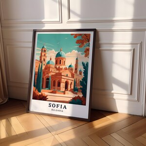 Sofia Poster, Bulgaria Print, Iconic Architecture, Wall Art Decor - Etsy