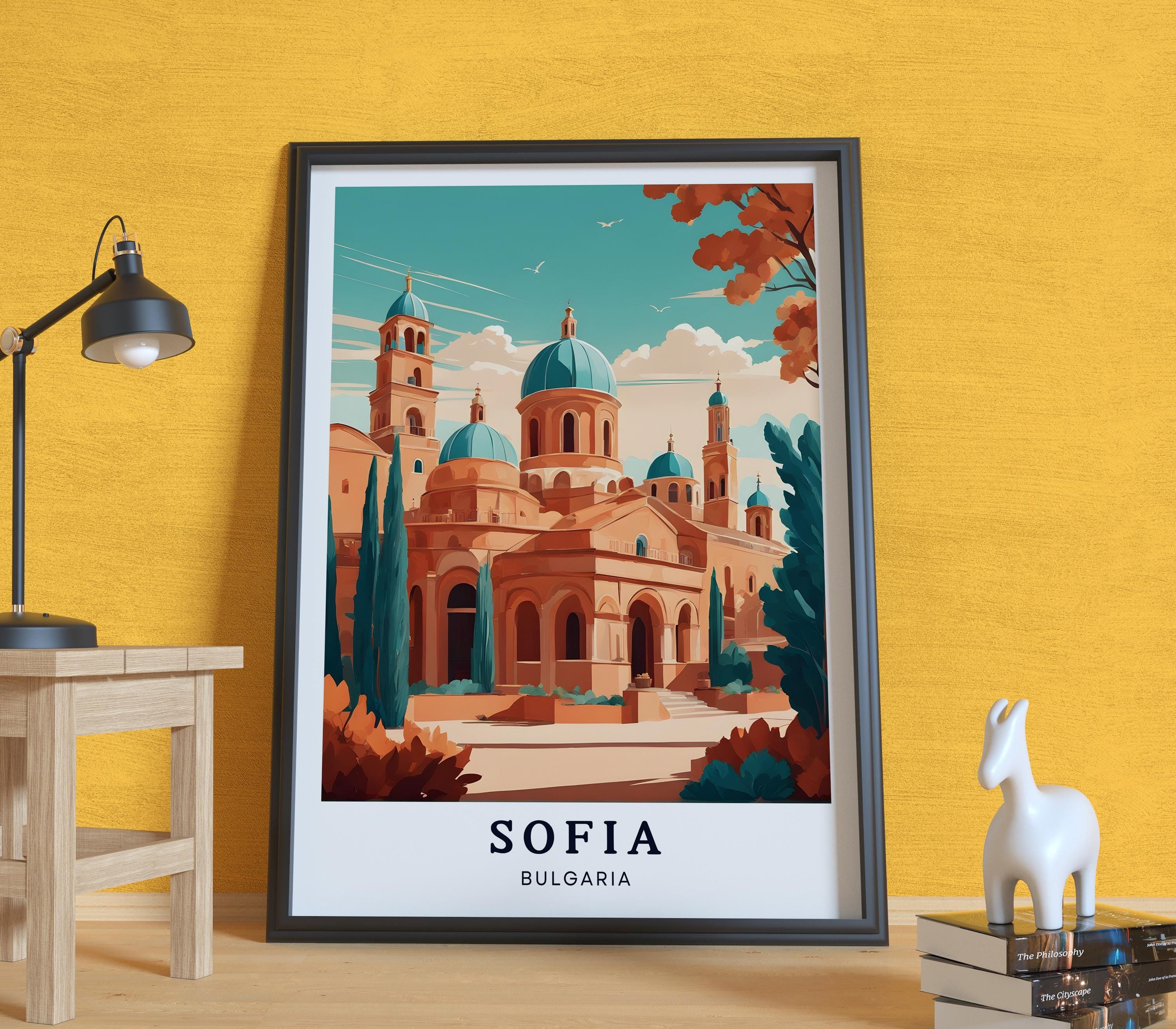 Sofia Poster, Bulgaria Print, Iconic Architecture, Wall Art Decor - Etsy