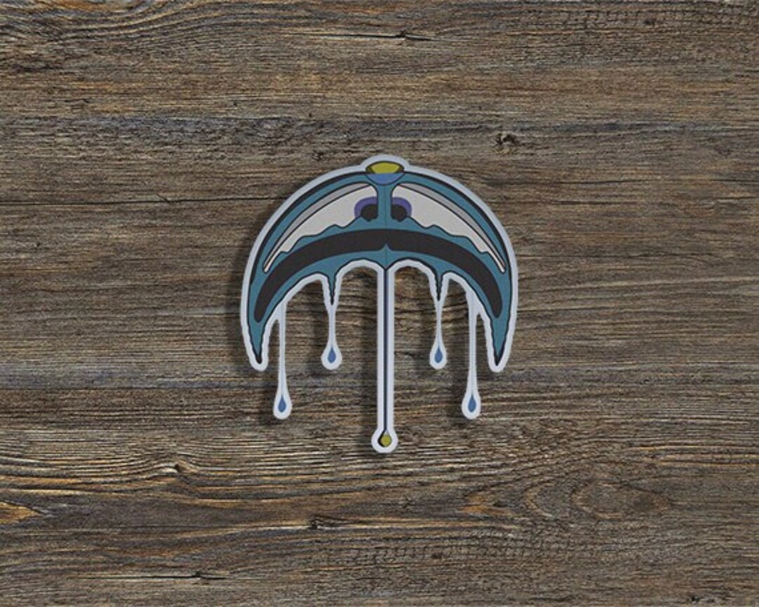 Sad Umbrella Rainy Crying Object Cartoon Accessory Vinyl Stickers - Etsy