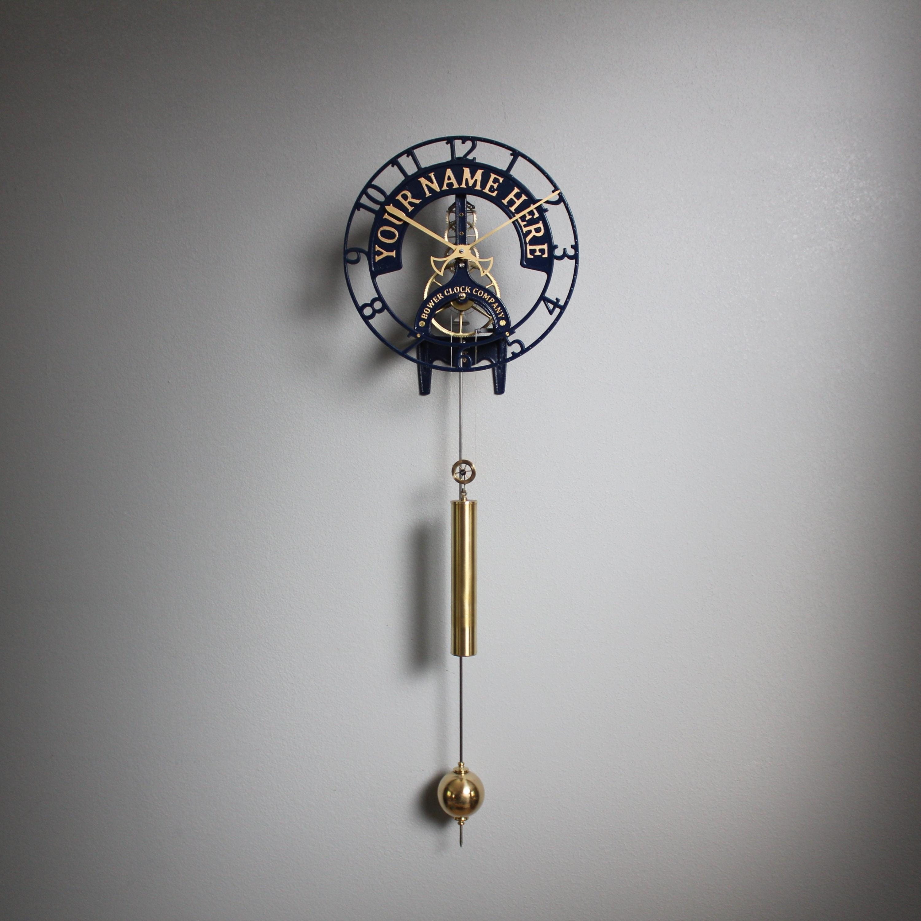 Mechanical Handmade Solid Metal Wall Clock Steampunk Brass Gears ...