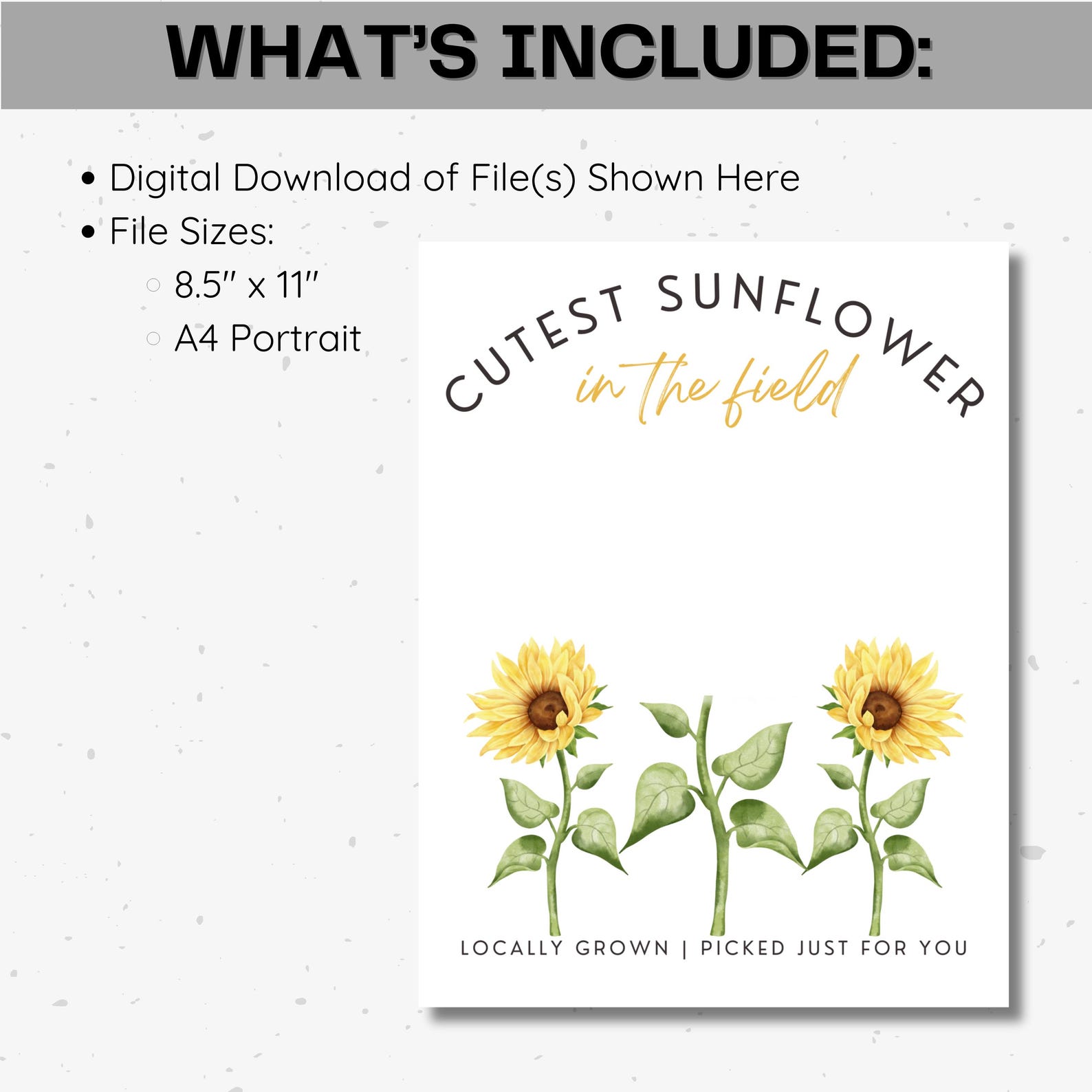 Sunflower Handprint Craft Farmhouse Sunflower Art for Kids Printable ...