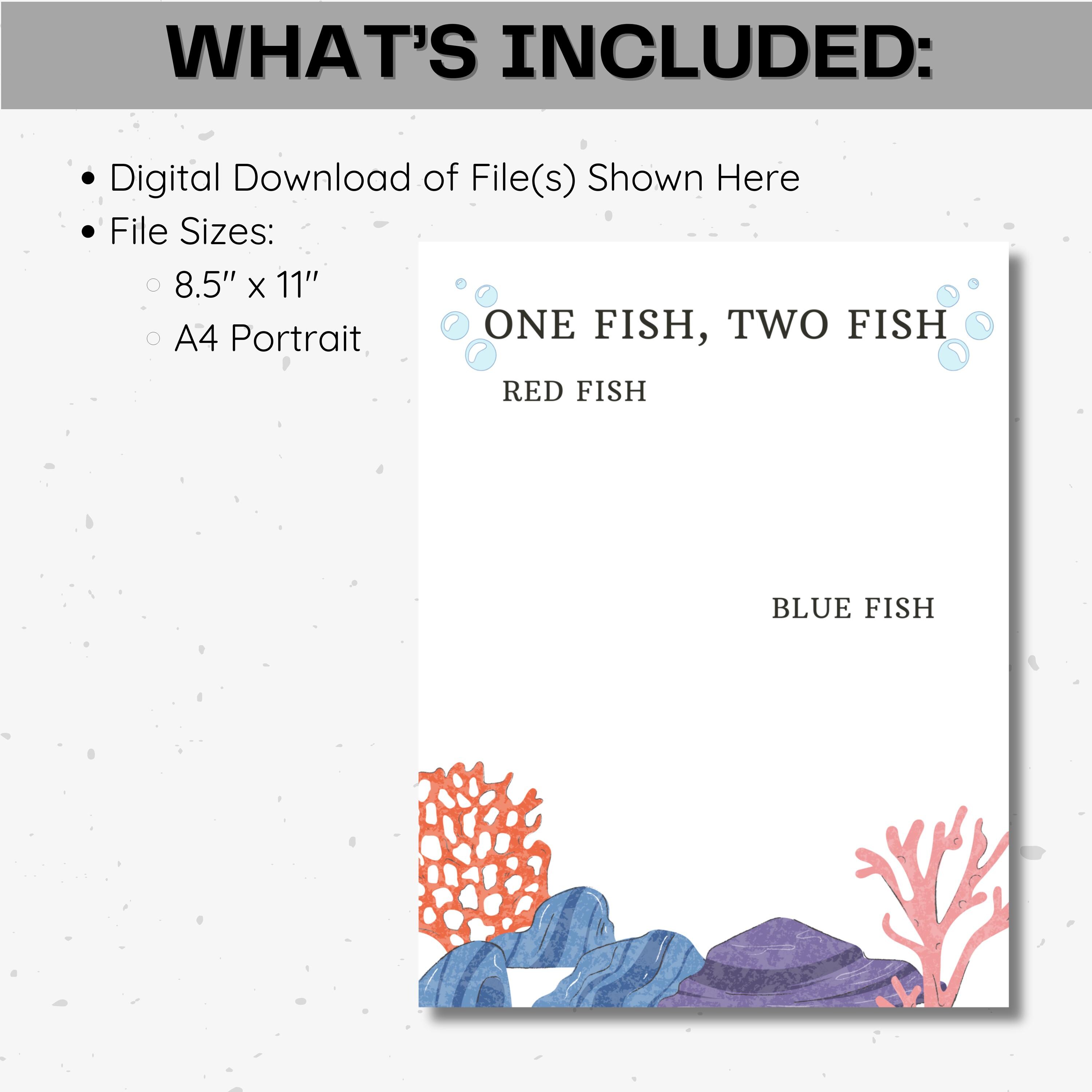 One Fish Two Fish Dr Seuss Handprint Craft Read Across America ...