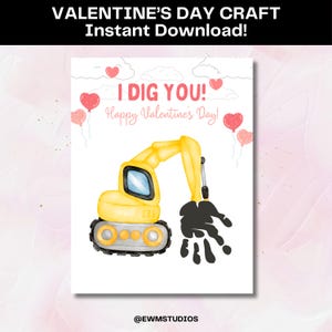 Valentine Handprint Craft Valentines Handprint Keepsake Craft for Kids ...