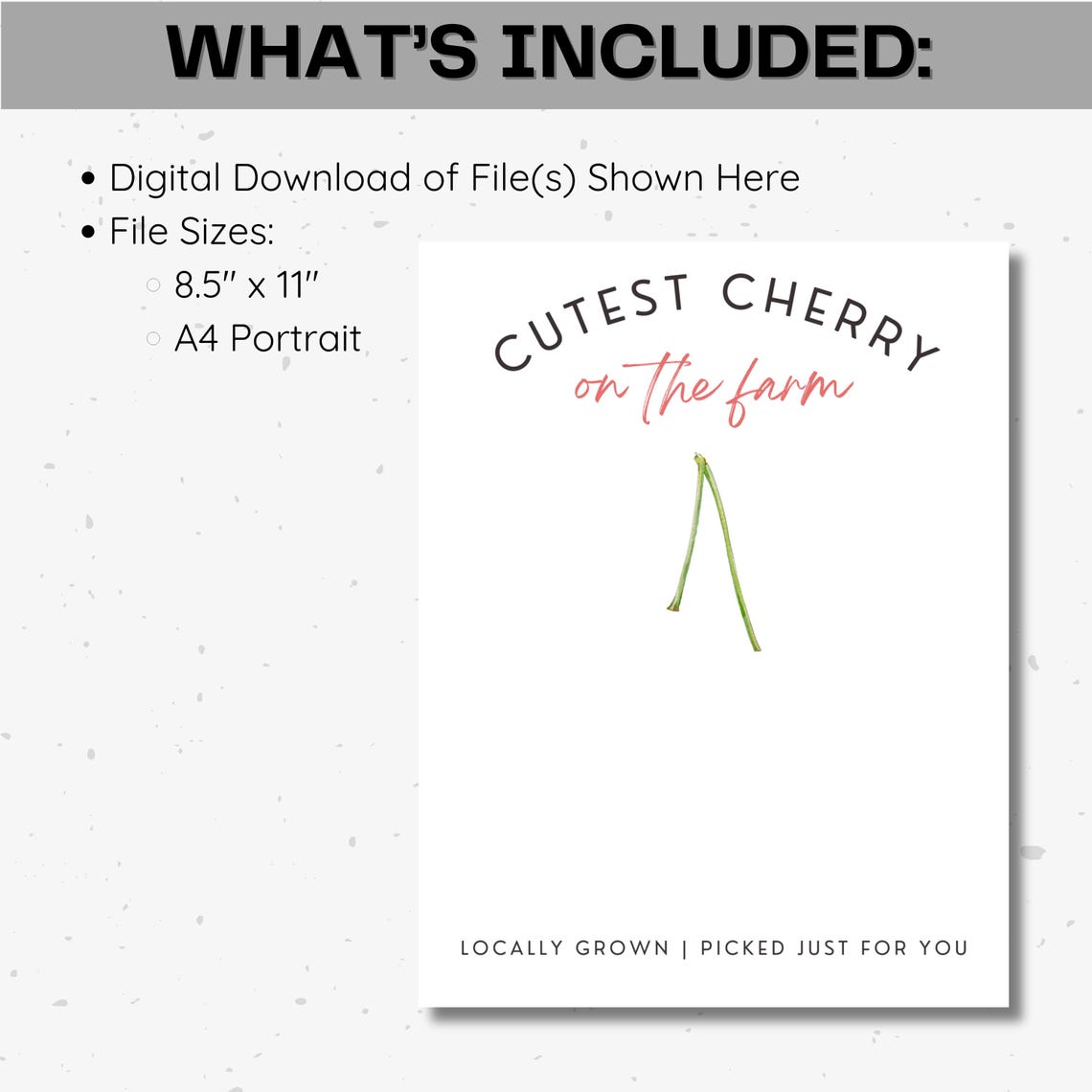 Cherry Handprint Art Printable Summer Activity for Kids Wild Cherry ...