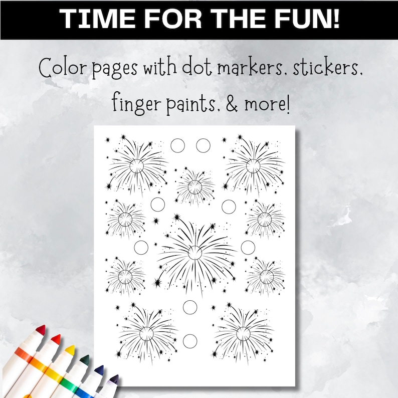Independence Day Dot Marker Printable July 4th Coloring Do a Dot Kids ...