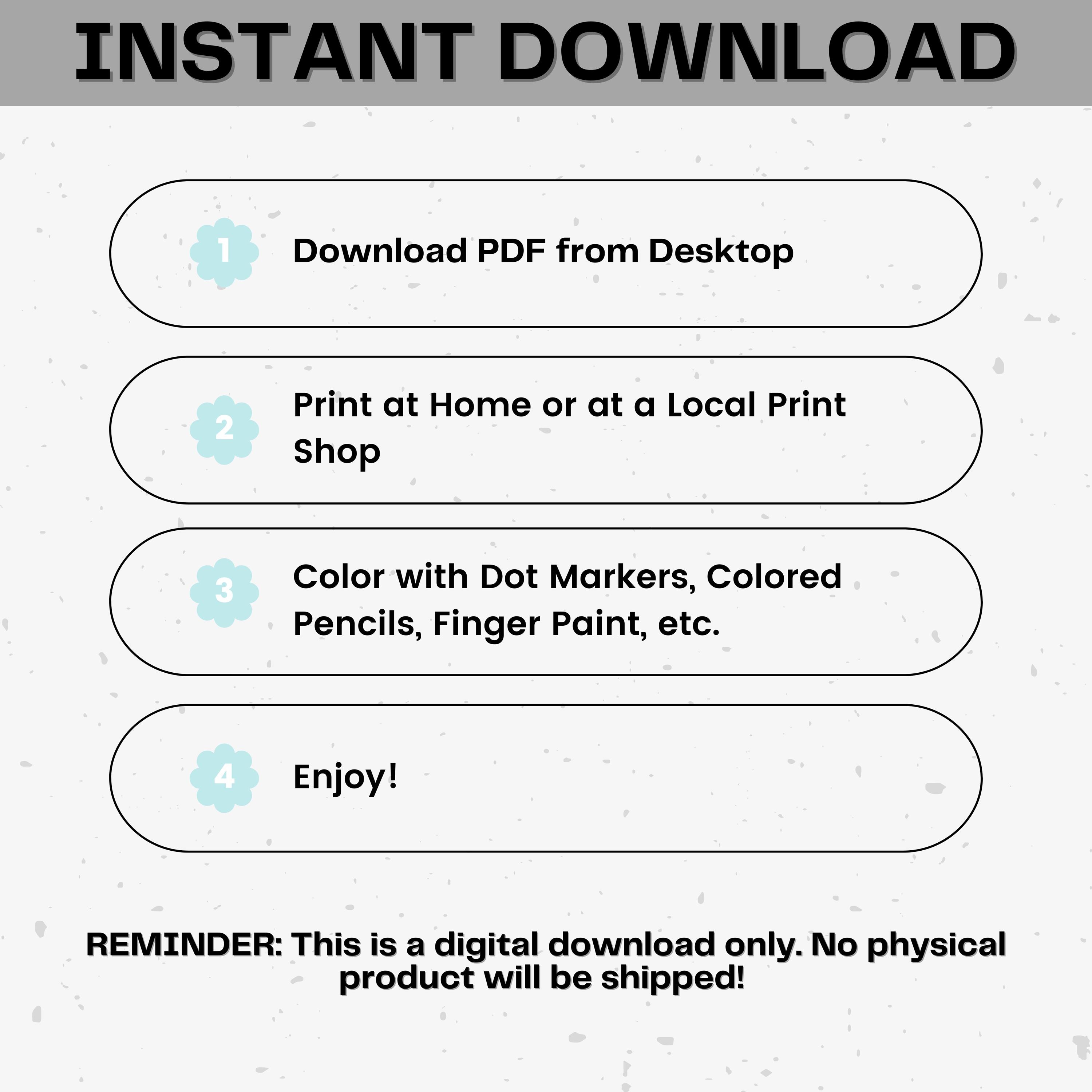 Cinco De Mayo Dot Marker Mexico Fiesta Do a Dot Printable Coloring Page ...