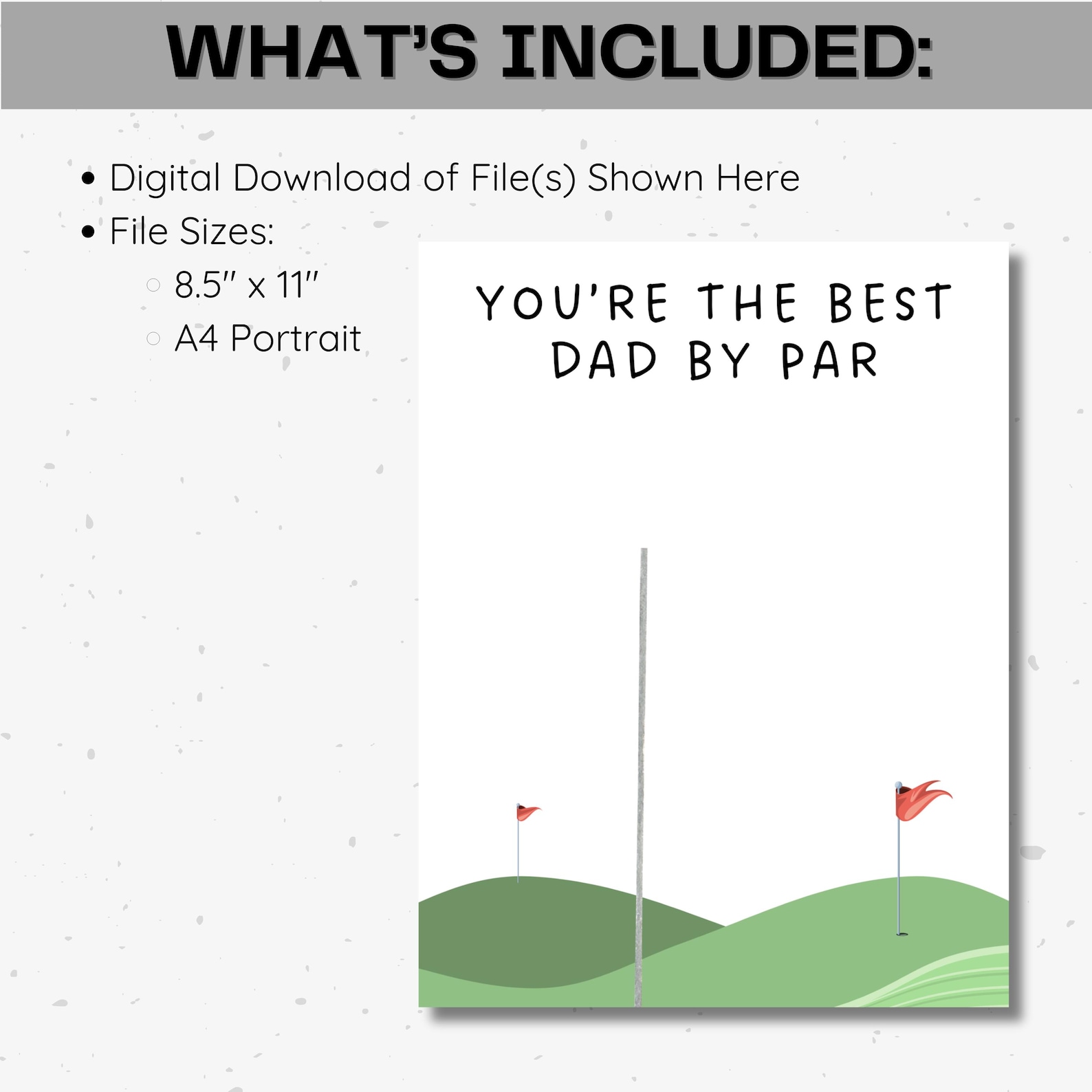 Dad Golf Craft Printable Fathers Day Golf Handprint Craft Best Dad by ...