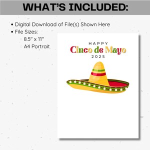 Cinco De Mayo Handprint Craft Printable Fiesta Activity for Cinco De ...