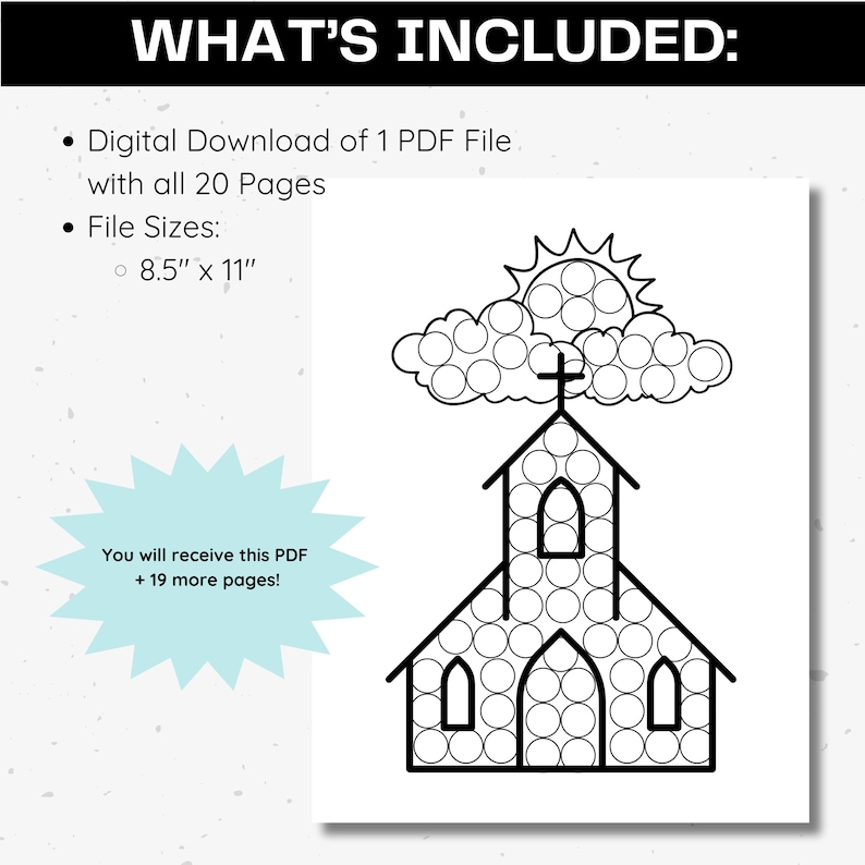 Bible Do a Dot Christian Dot Marker Coloring Pages Printable Armor of ...