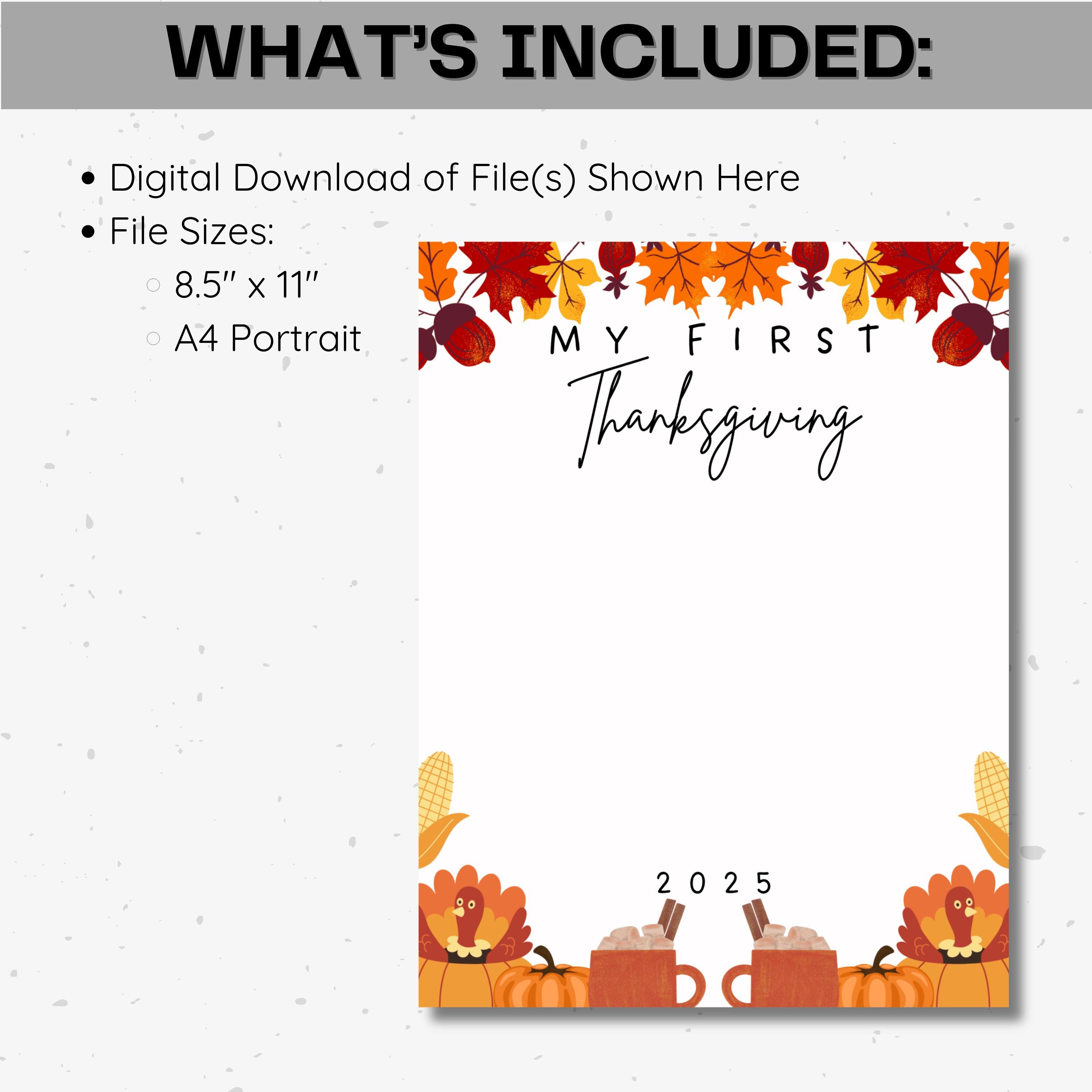 First Thanksgiving Craft for Babies Happy Thanksgiving Handprint Art ...