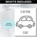 Car Craft Template C is for Alphabet Coloring Pages Printable ABC ...