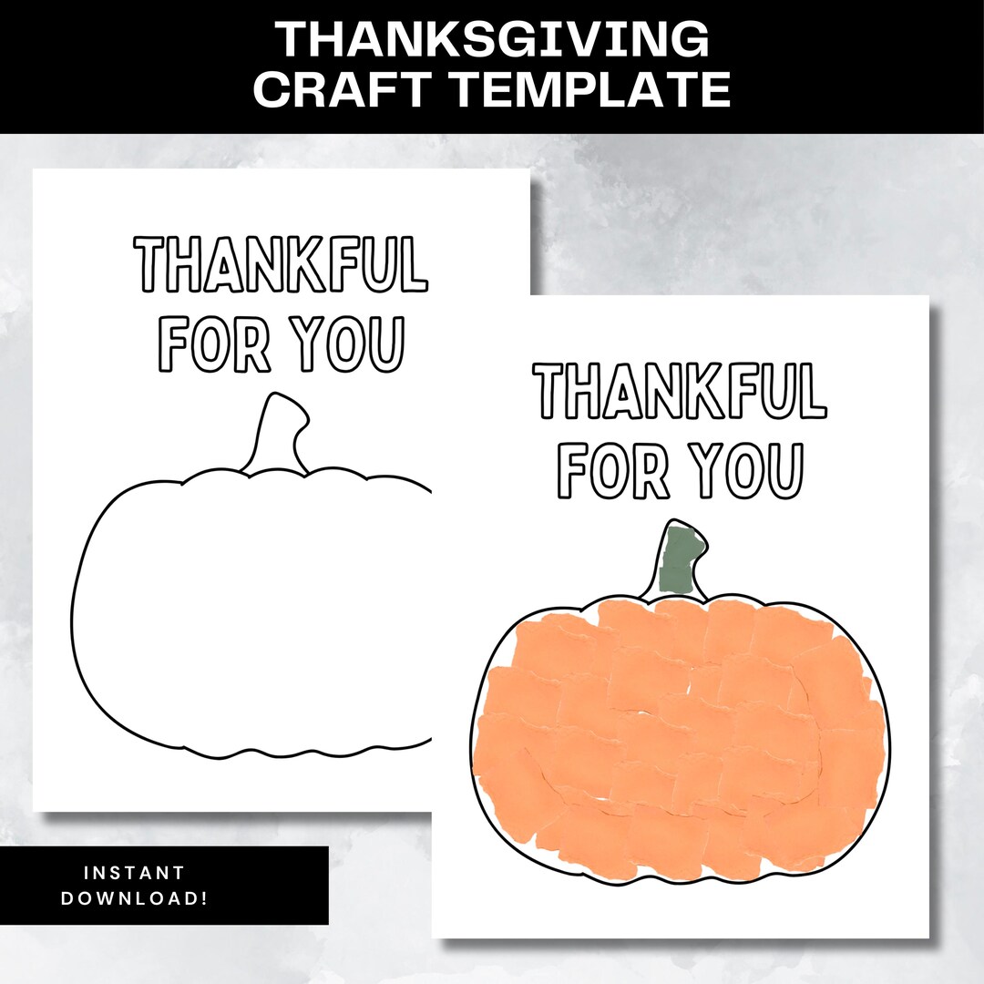 Happy Thanksgiving Craft Template Printable Thanksgiving Coloring Pages ...