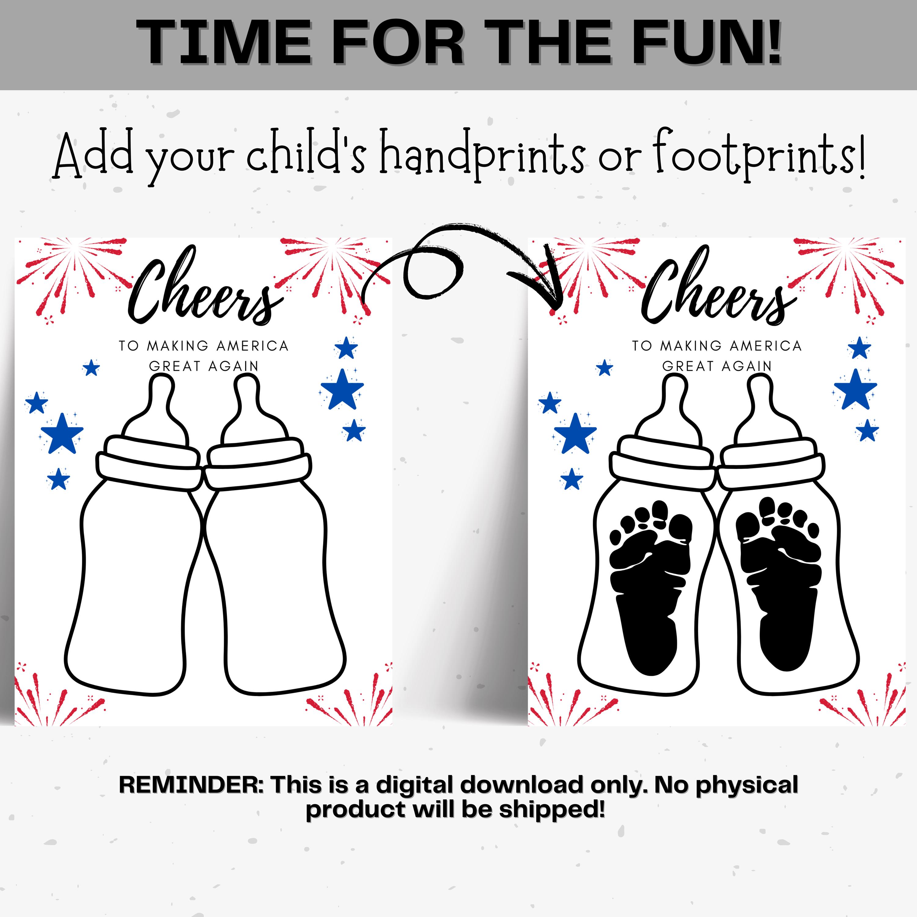 Inauguration Handprint Keepsake Donald Trump Inauguration Day 2025 ...