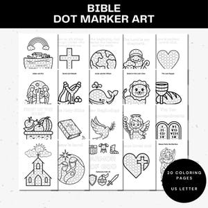 Bible Do a Dot Christian Dot Marker Coloring Pages Printable Armor of ...
