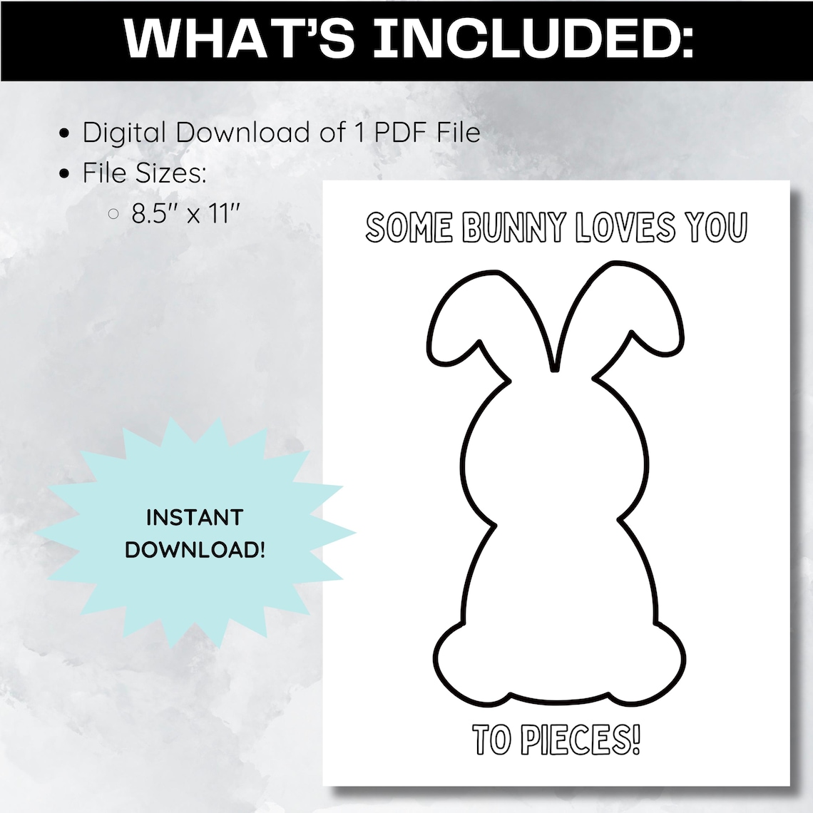 Easter Bunny Craft Template Simple DIY Easter Activities for Kids Easy ...