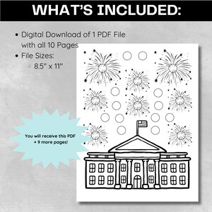 Inauguration Day Dot Marker Activity Do a Dot Trump Inauguration Day ...