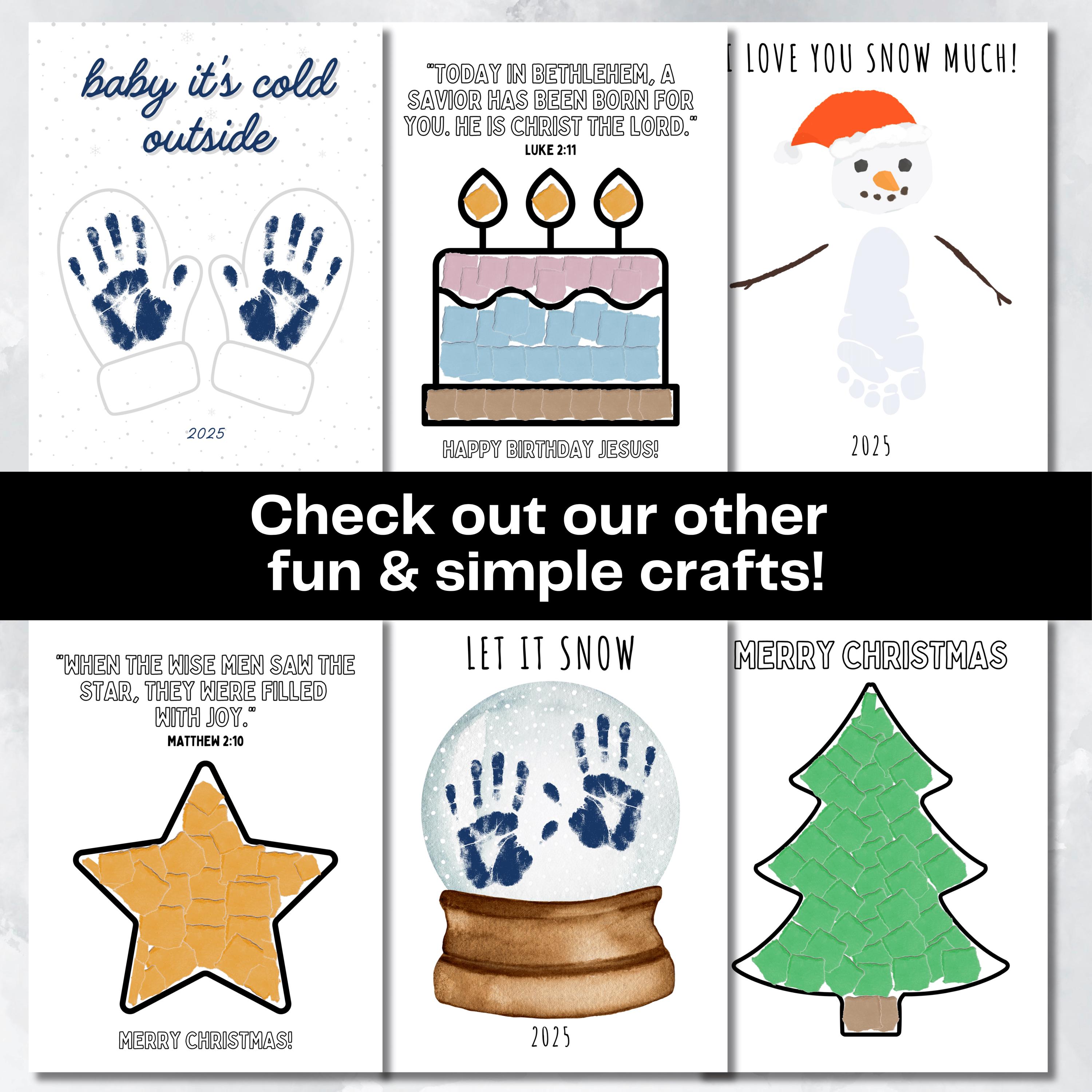 Happy New Year Craft Template New Year 2026 Printable Winter Craft for ...