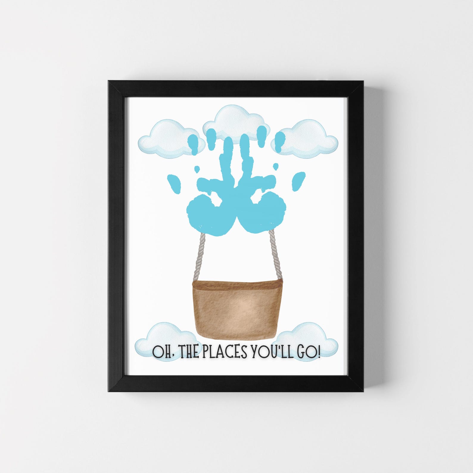 Oh the Places Youll Go Dr Seuss Handprint Craft Read Across America ...