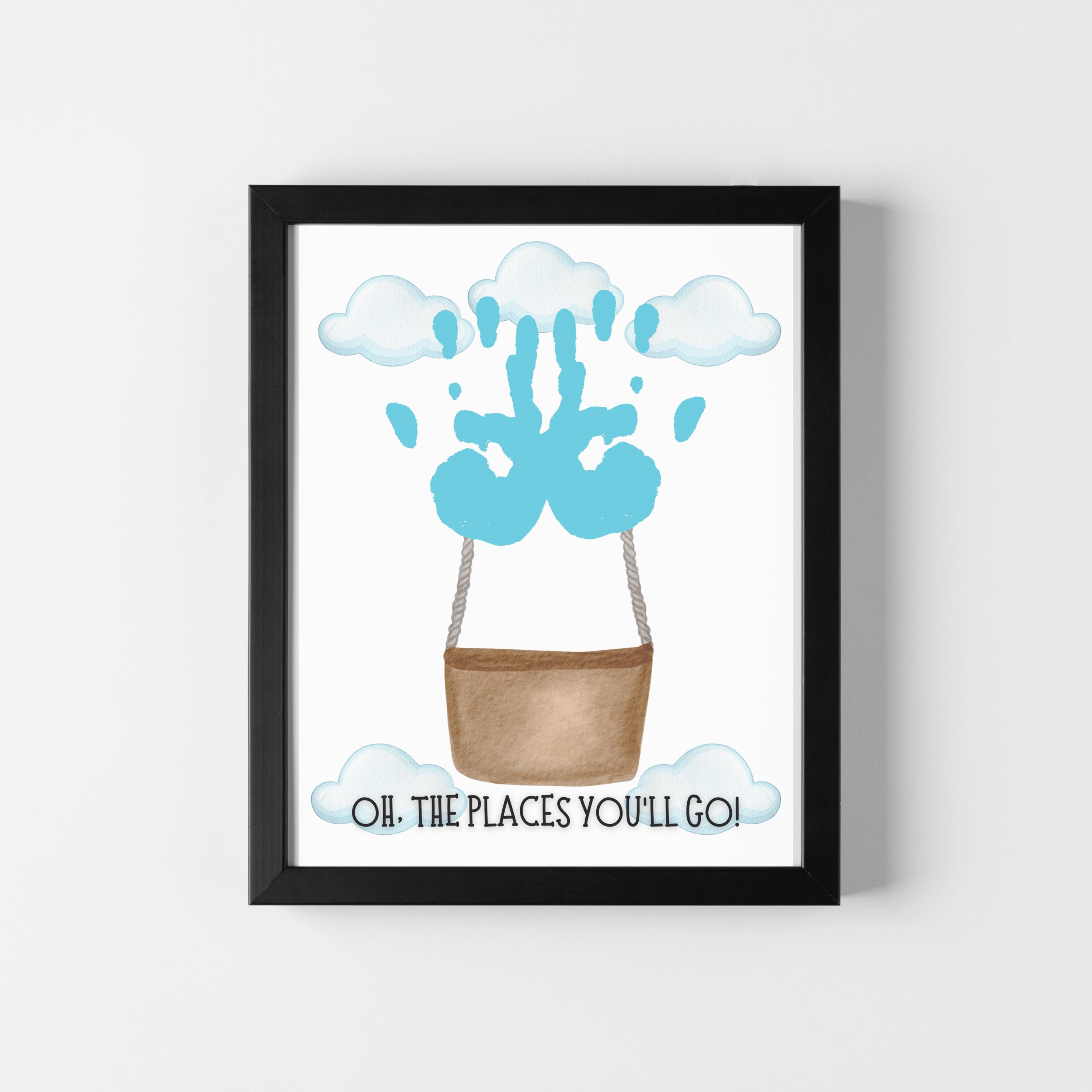 Oh the Places Youll Go Dr Seuss Handprint Craft Read Across America ...