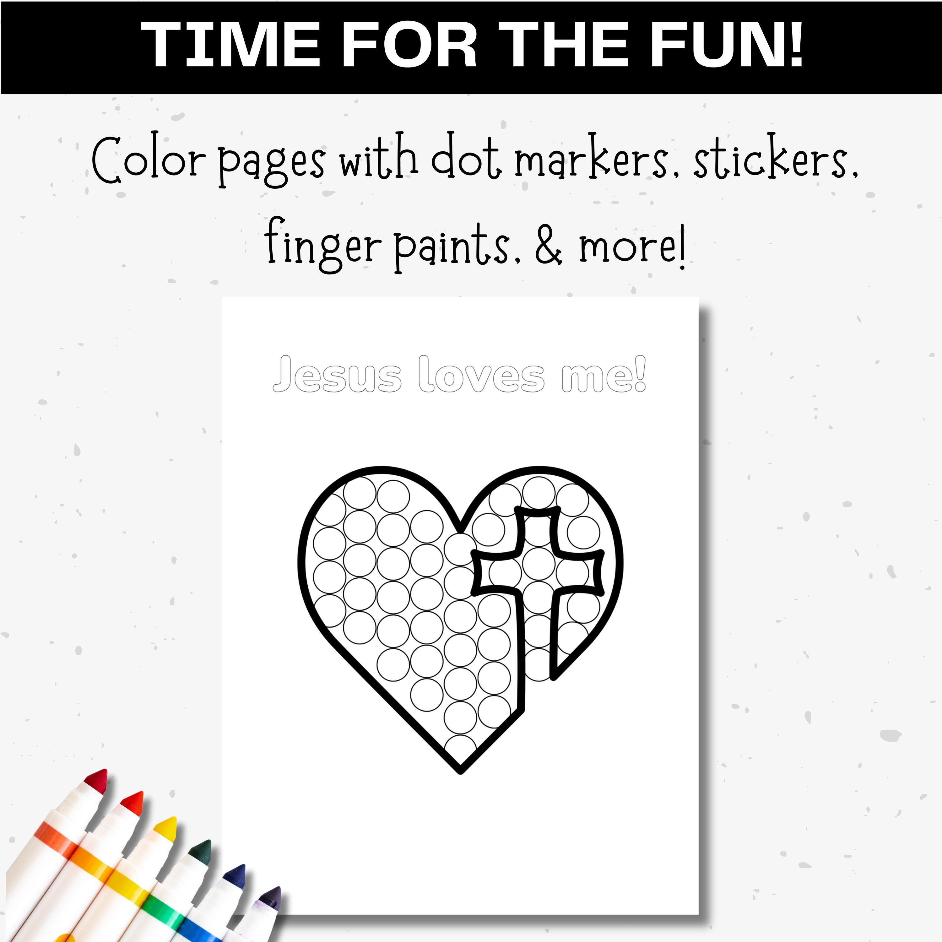 Bible Do a Dot Christian Dot Marker Coloring Pages Printable Armor of ...