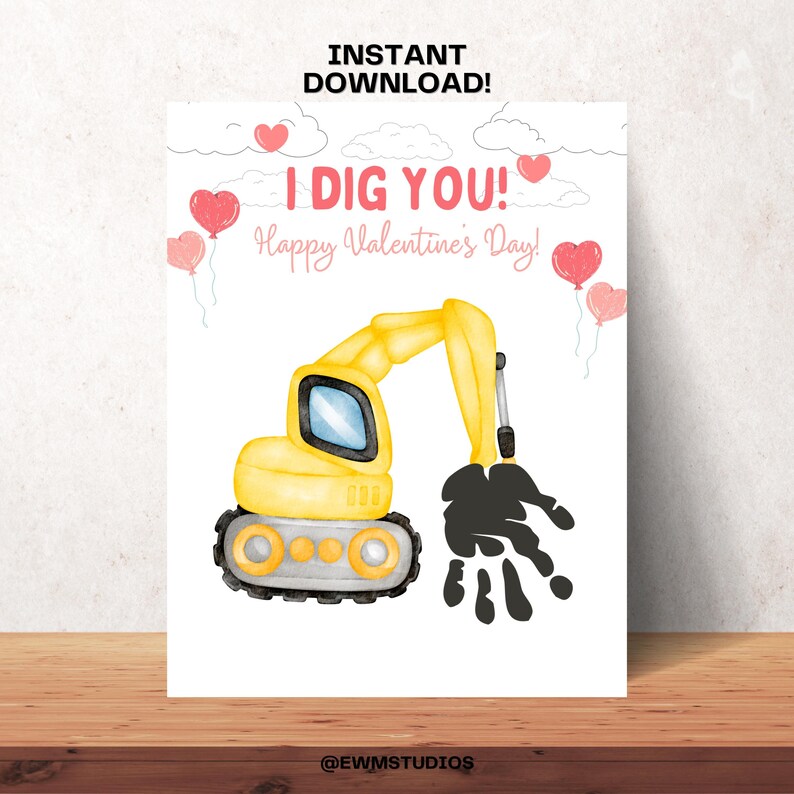 Valentine Handprint Craft Valentines Handprint Keepsake Craft for Kids ...