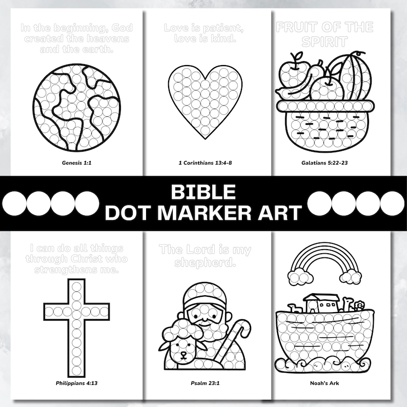 Bible Do a Dot Christian Dot Marker Coloring Pages Printable Armor of ...