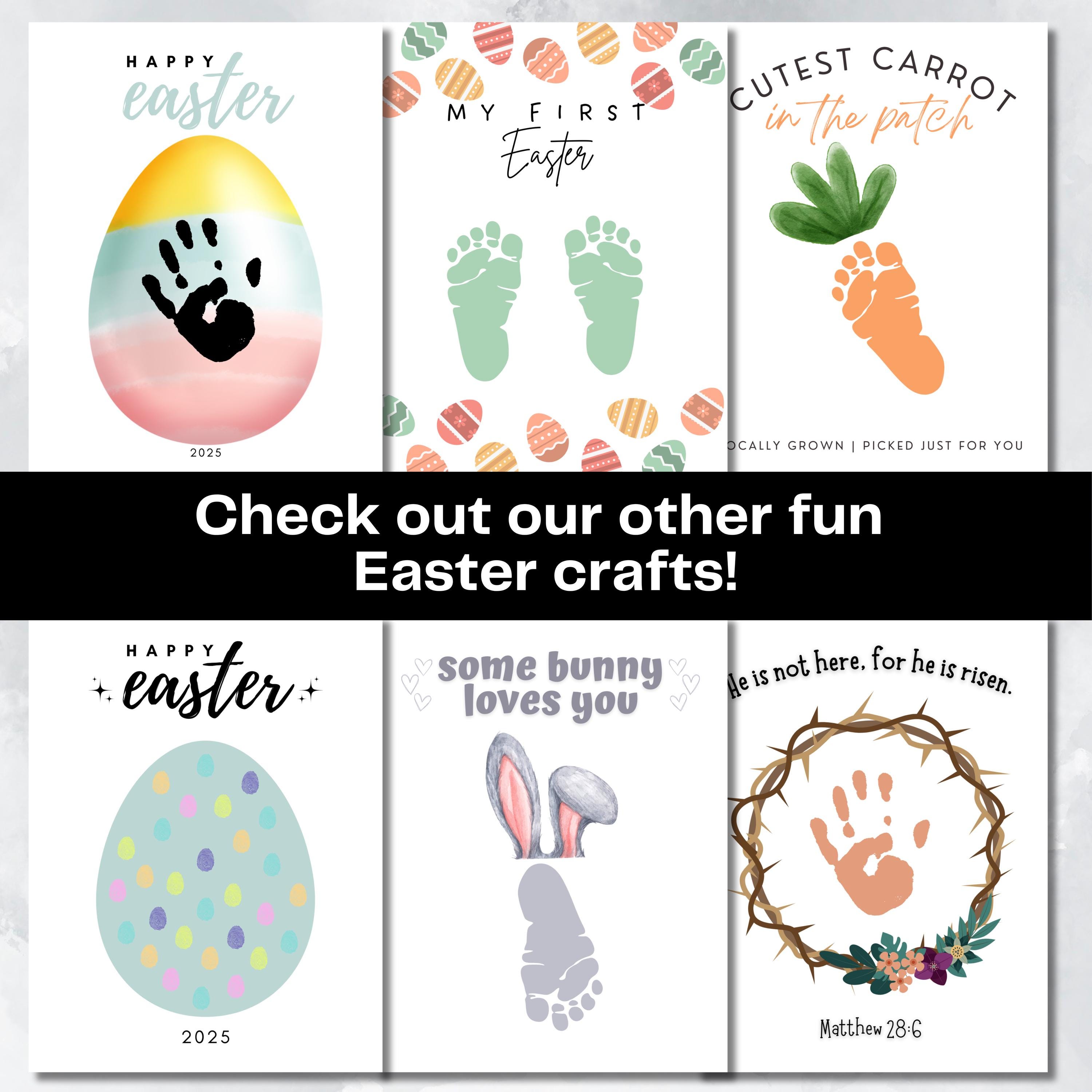 Easter Bunny Craft Template Simple DIY Easter Activities for Kids Easy ...