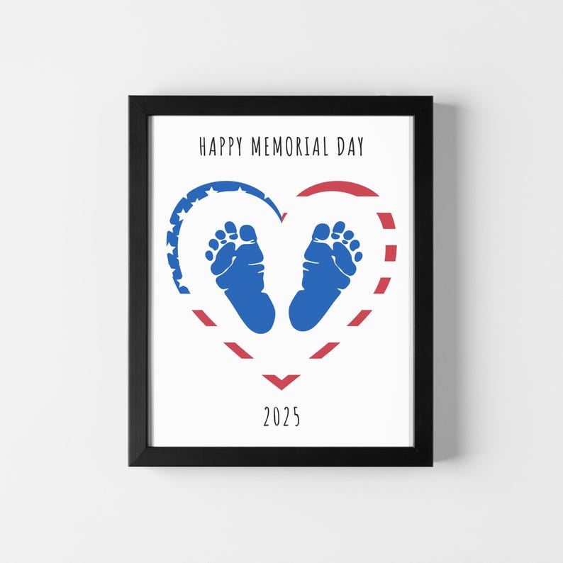 Memorial Day Craft Patriotic Printables First Memorial Day Handprint ...
