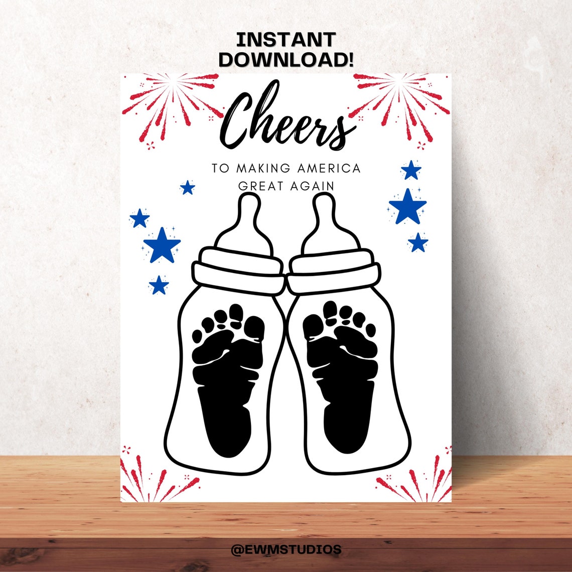 Inauguration Handprint Keepsake Donald Trump Inauguration Day 2025 ...