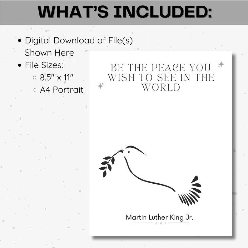 Martin Luther King Handprint Art MLK Printable Black History Month ...