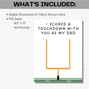 Fathers Day Football Handprint Craft First Fathers Day Printable Dad ...