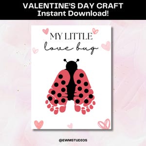 Valentine Handprint Craft Valentines Handprint Keepsake Craft for Kids ...