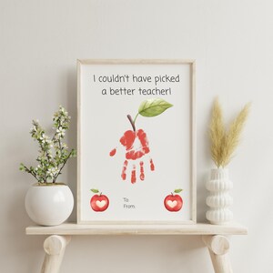 Teacher Appreciation Craft Printable Teacher Handprint Art End of Year ...